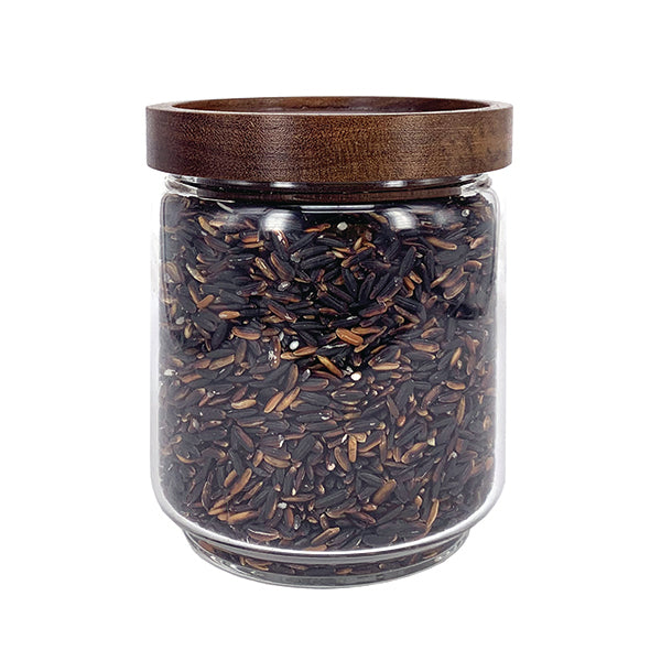 Glass Jar with Acacia Lid 500ml – Hunt and Gather NZ